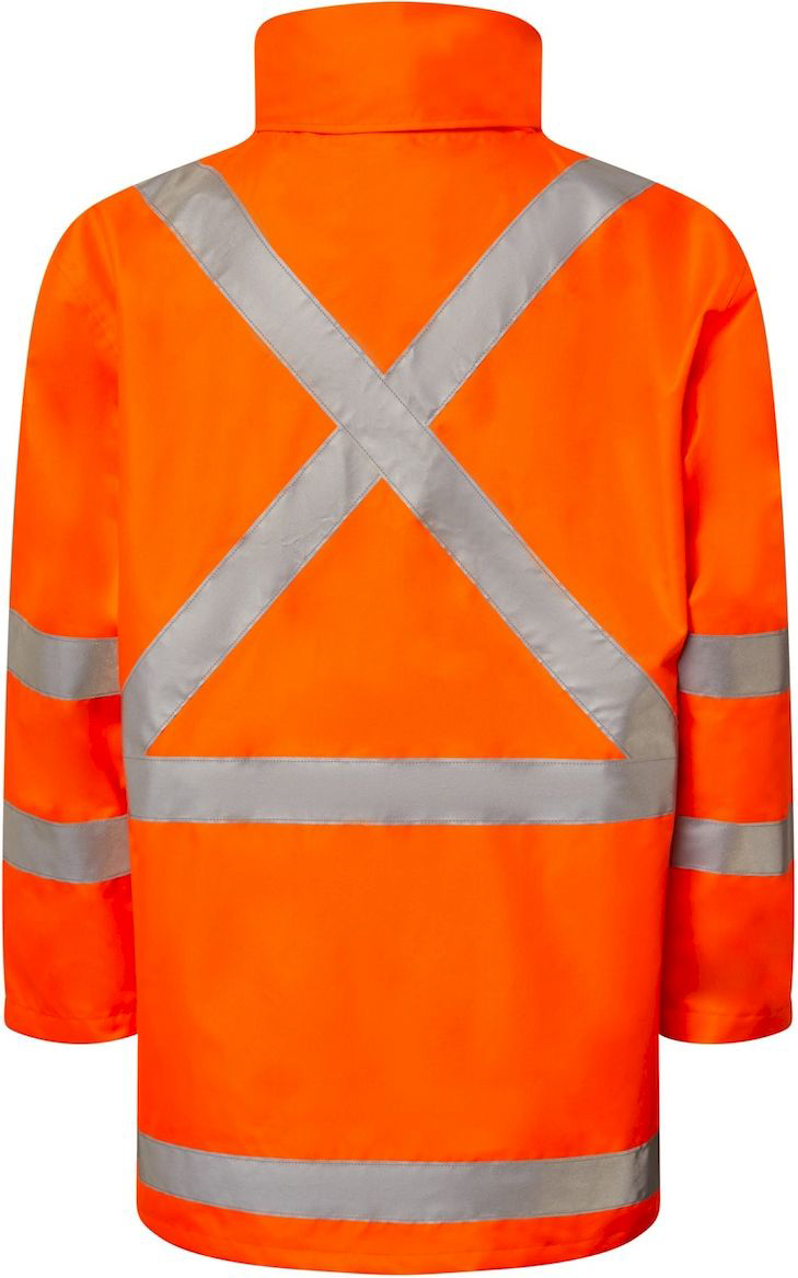 NCC Apparel Mens NSW Rail Hi Vis Reflective 4-in-1 Jacket With X ...